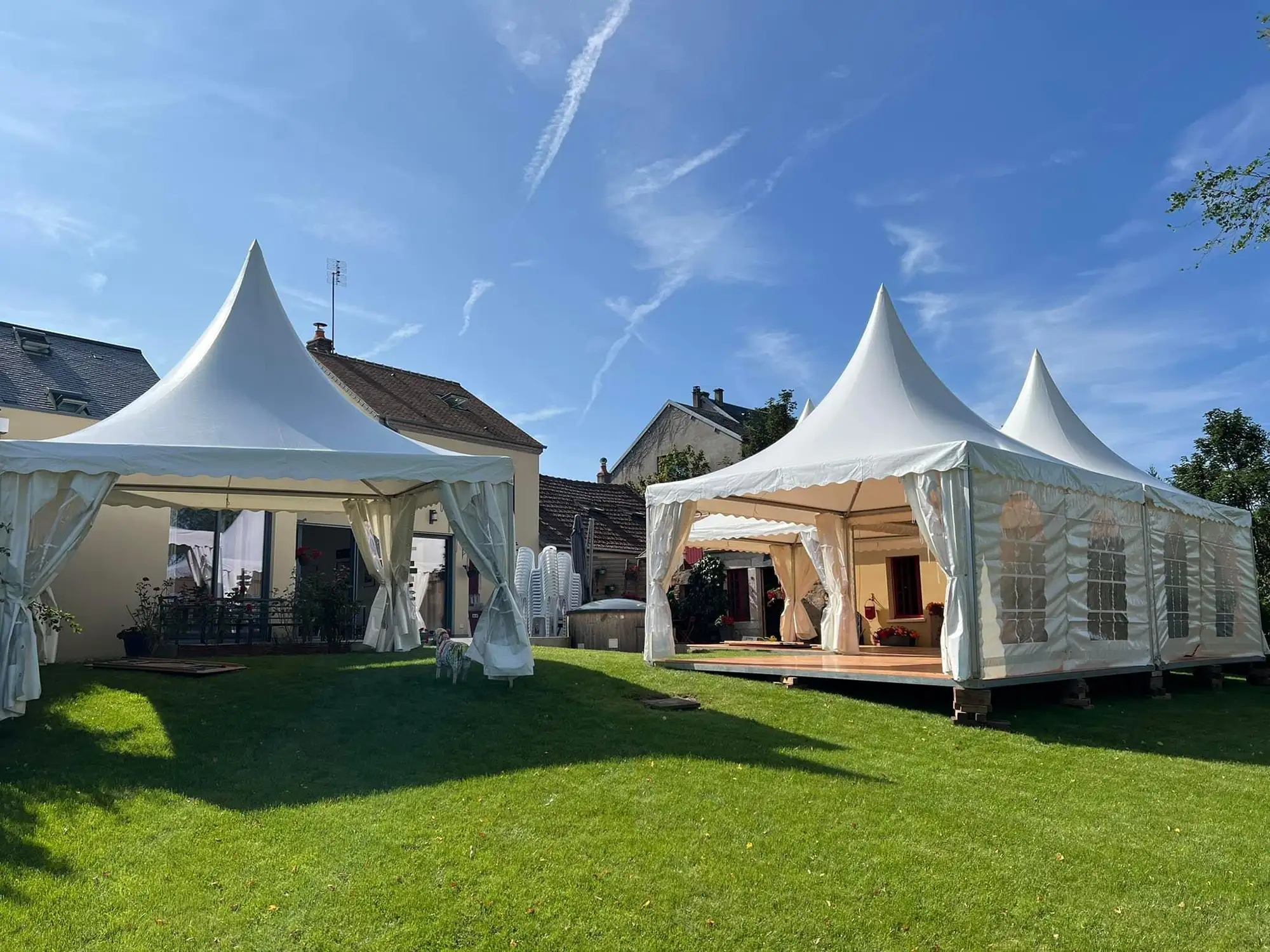 Location de chapiteaux et tentes de réception dans l’Yonne